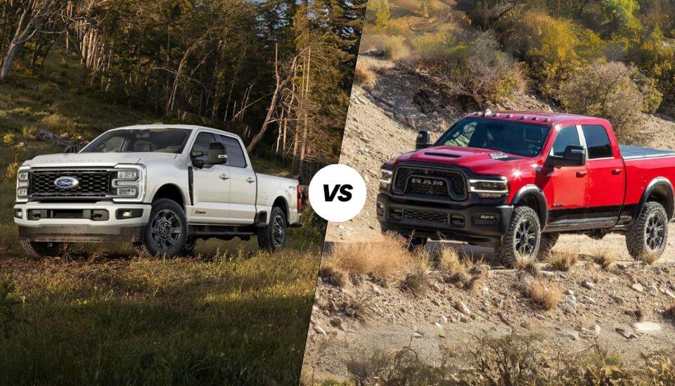 2024 Ford F-250 in Upland Vs. Dodge Ram 2500 in Upland| A Heavy Pickup ...