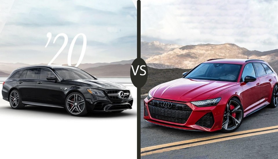 Powerful Wagons side by side: 2021 Audi R6 Avant vs. Mercedes-AMG E63 S