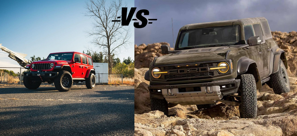 Off-Road Battle: jeep wrangler 392 vs ford bronco raptor